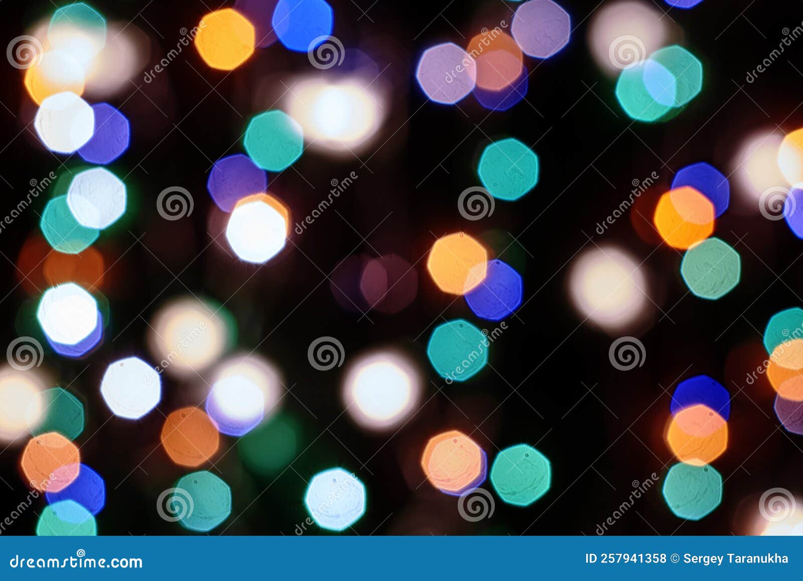 Multicolored Festive Lights On A Black Background Screensaver Backdrop ...