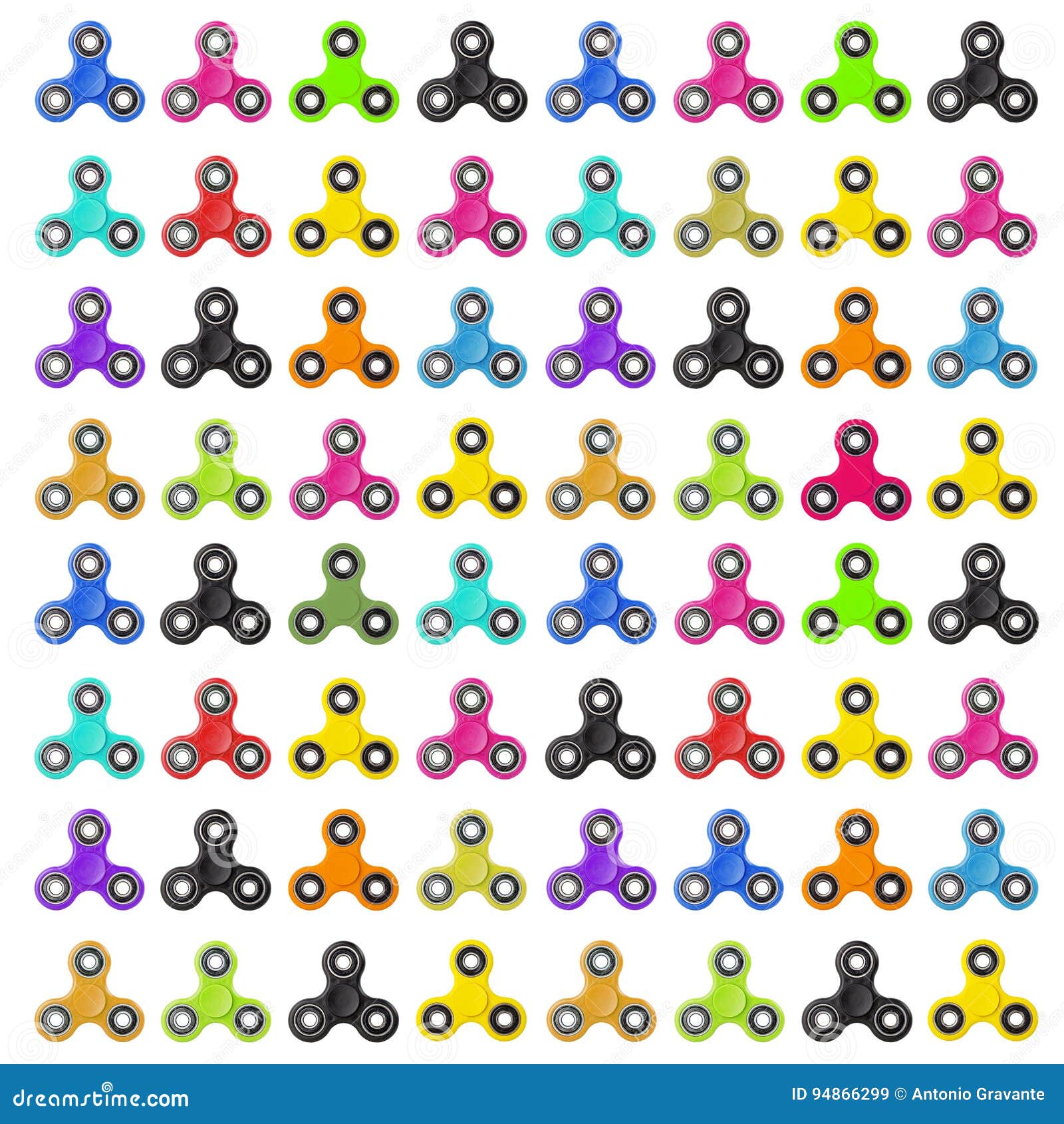 Multicolored Fidget Spinner Background Stock Image - Image of hobbies ...