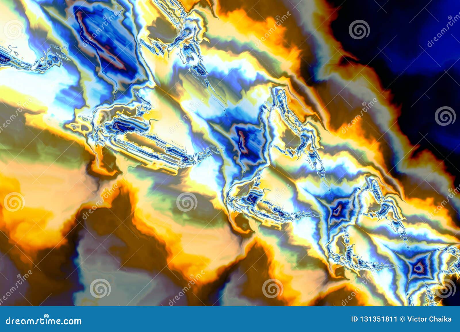 Multicolored Fire Lightning Pattern. Stock Illustration - Illustration ...