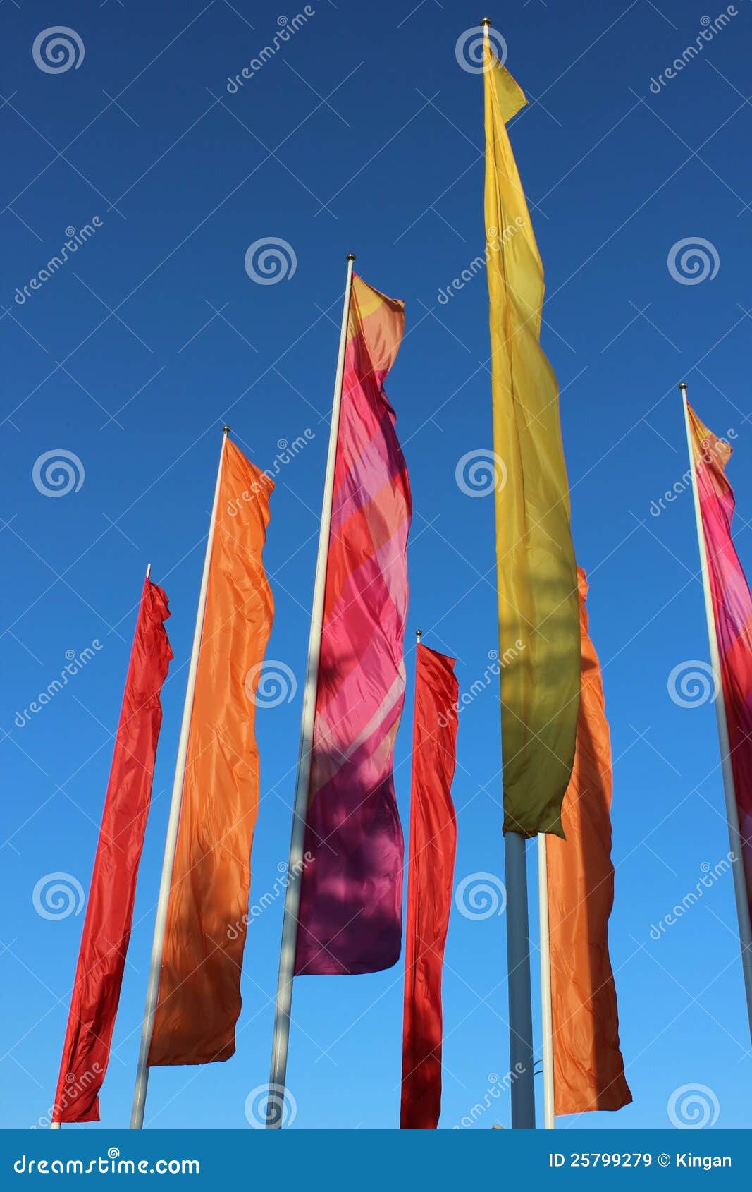 Multicolored flags stock image. Image of decorative, multi - 25799279