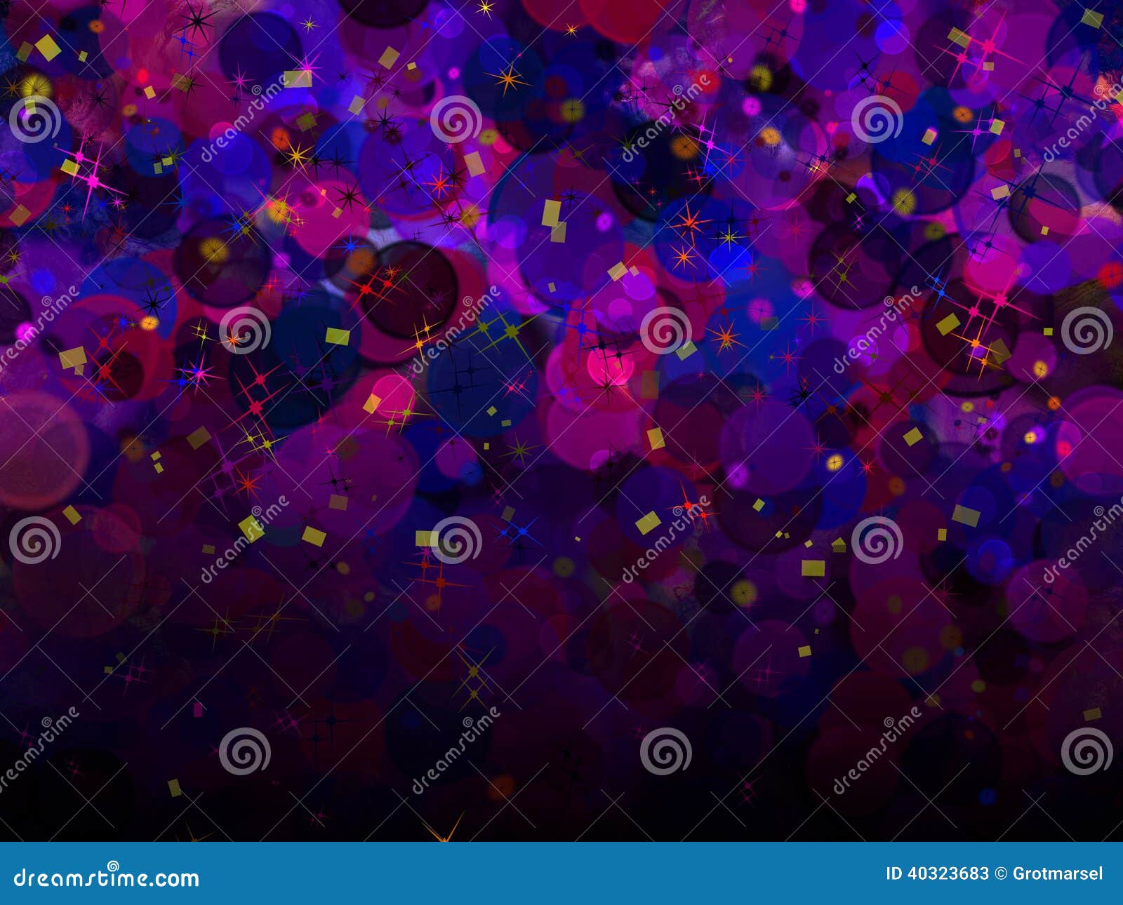 Multicolored Funny Blurry Background. Stock Illustration - Illustration ...