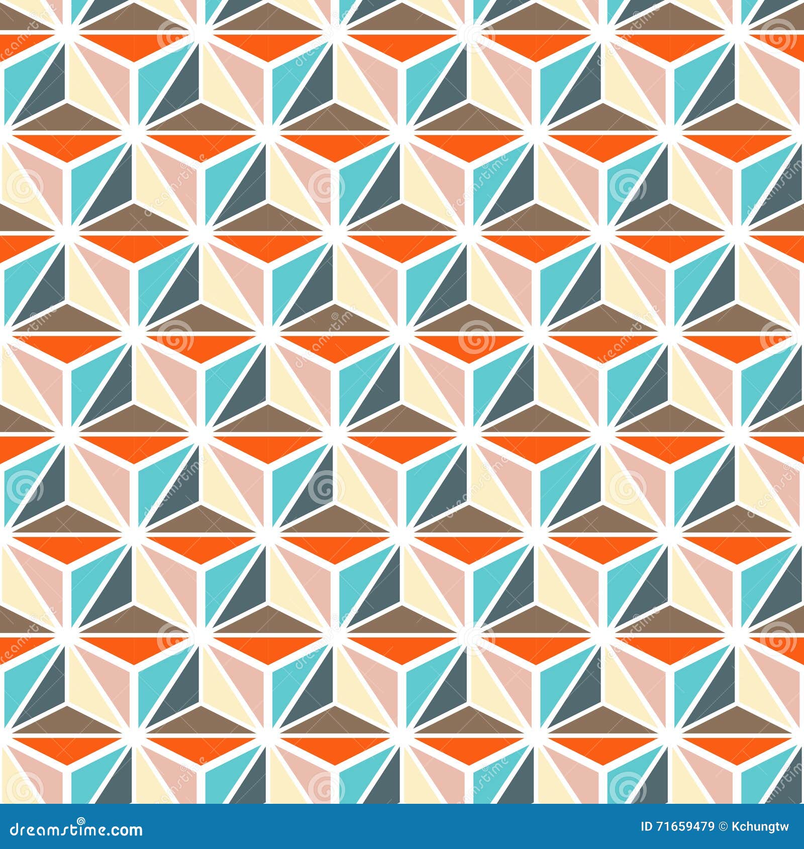 Multicolored Geometric Texture Stock Vector - Illustration of pattern ...