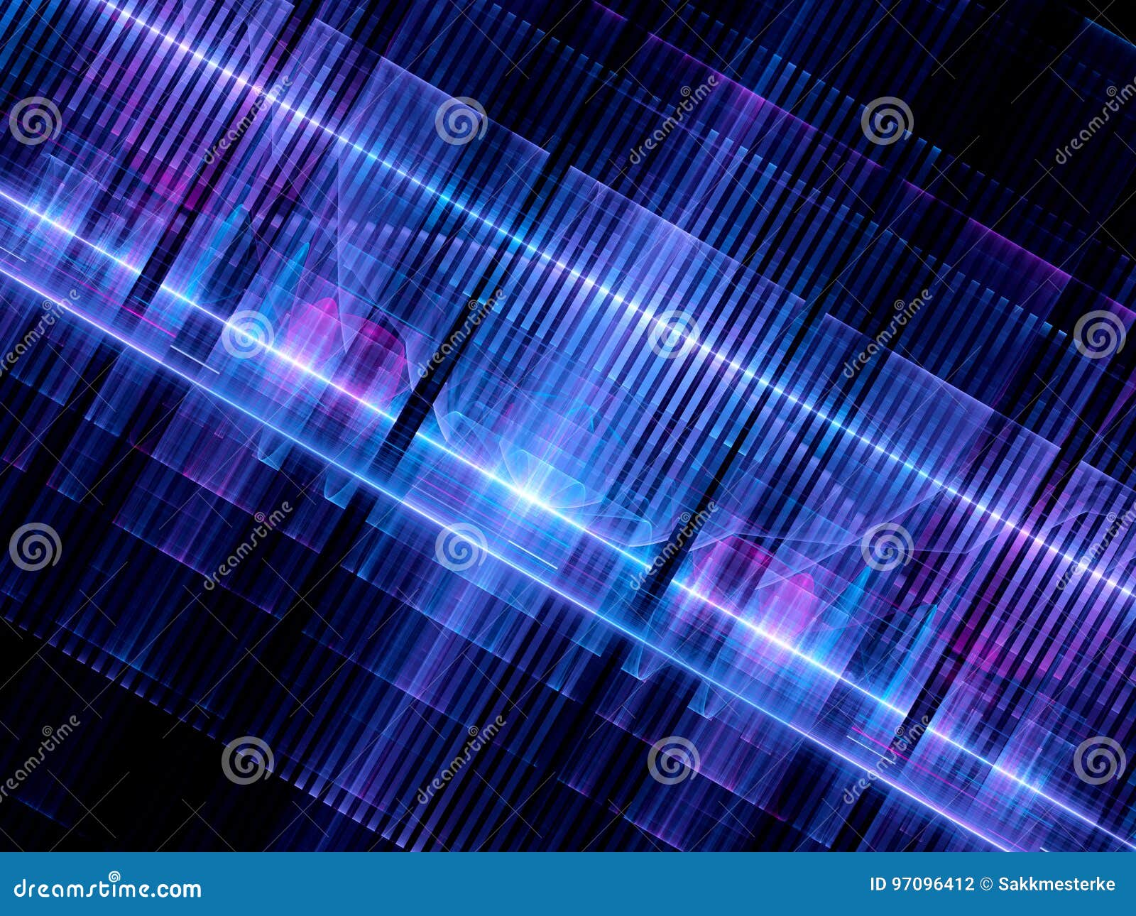 Multicolored Glowing Futuristic Hardware Chip Stock Photo - Image of ...