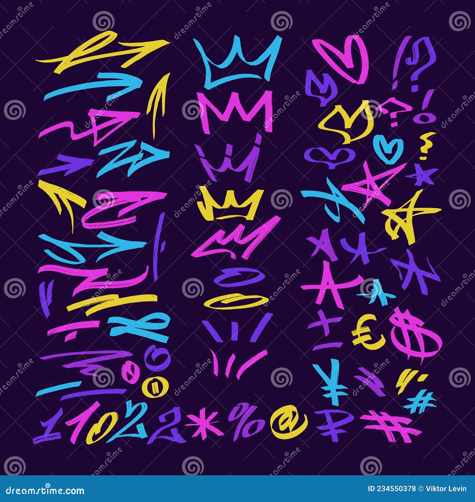 Squeeze Marker Font In Graffiti Style. Dripping Capital Letters Vector ... Squeeze Marker Font In Graffiti Style. Dripping Capital Letters Vector ...