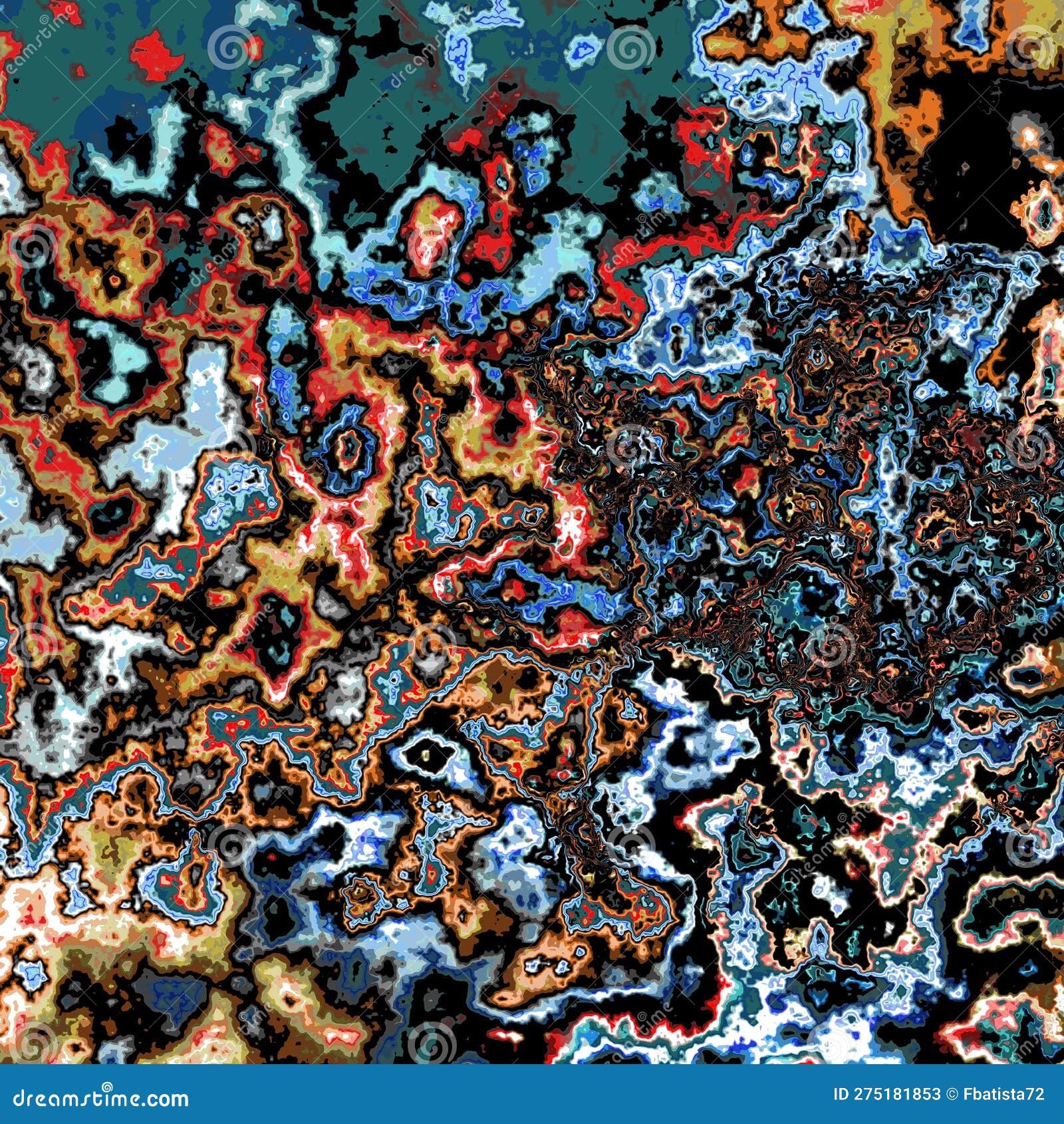 Multicolored Grunge Texture. Background Color. Composition of Different ...