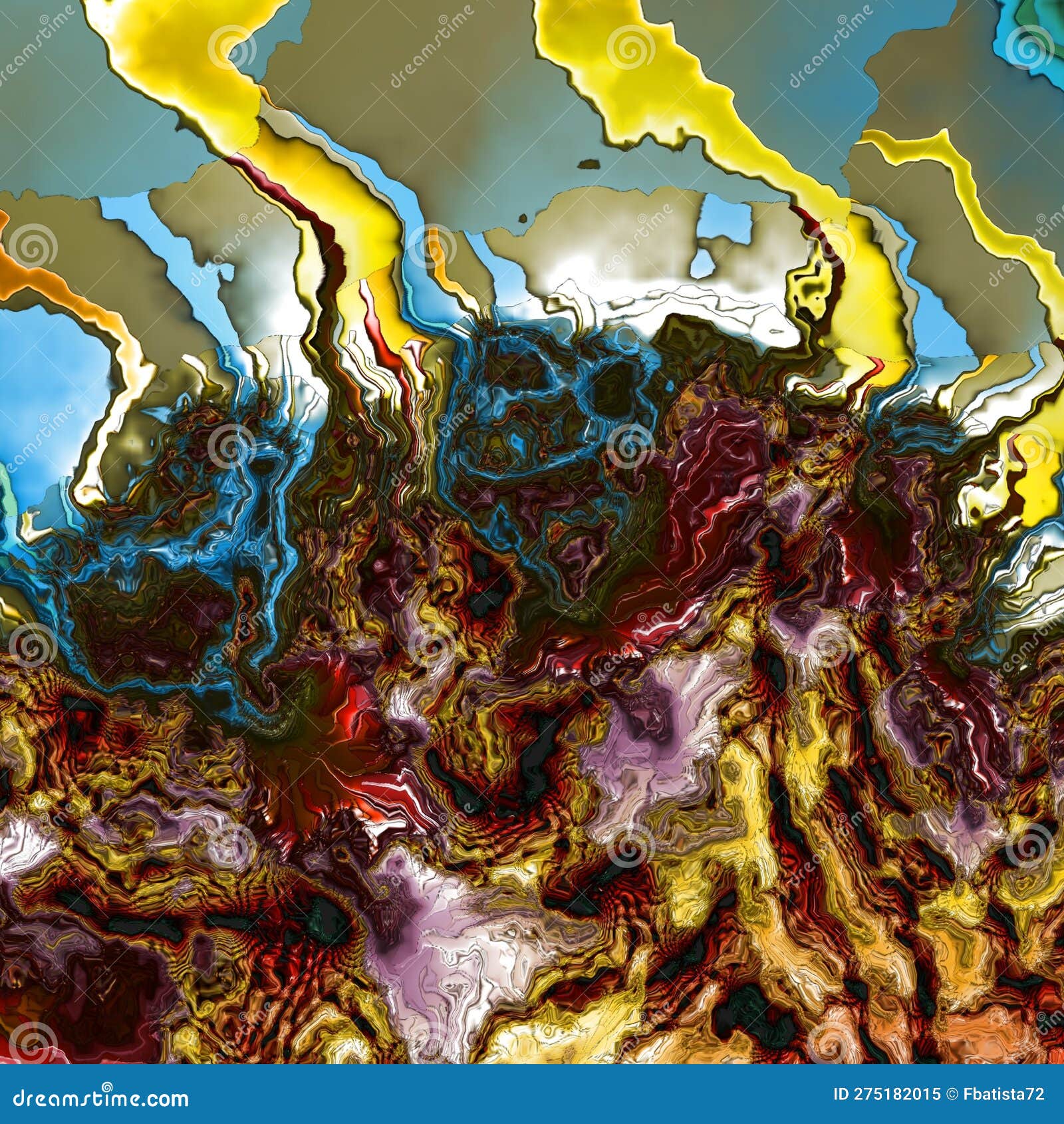 Multicolored Grunge Texture. Background Color. Composition of Different ...