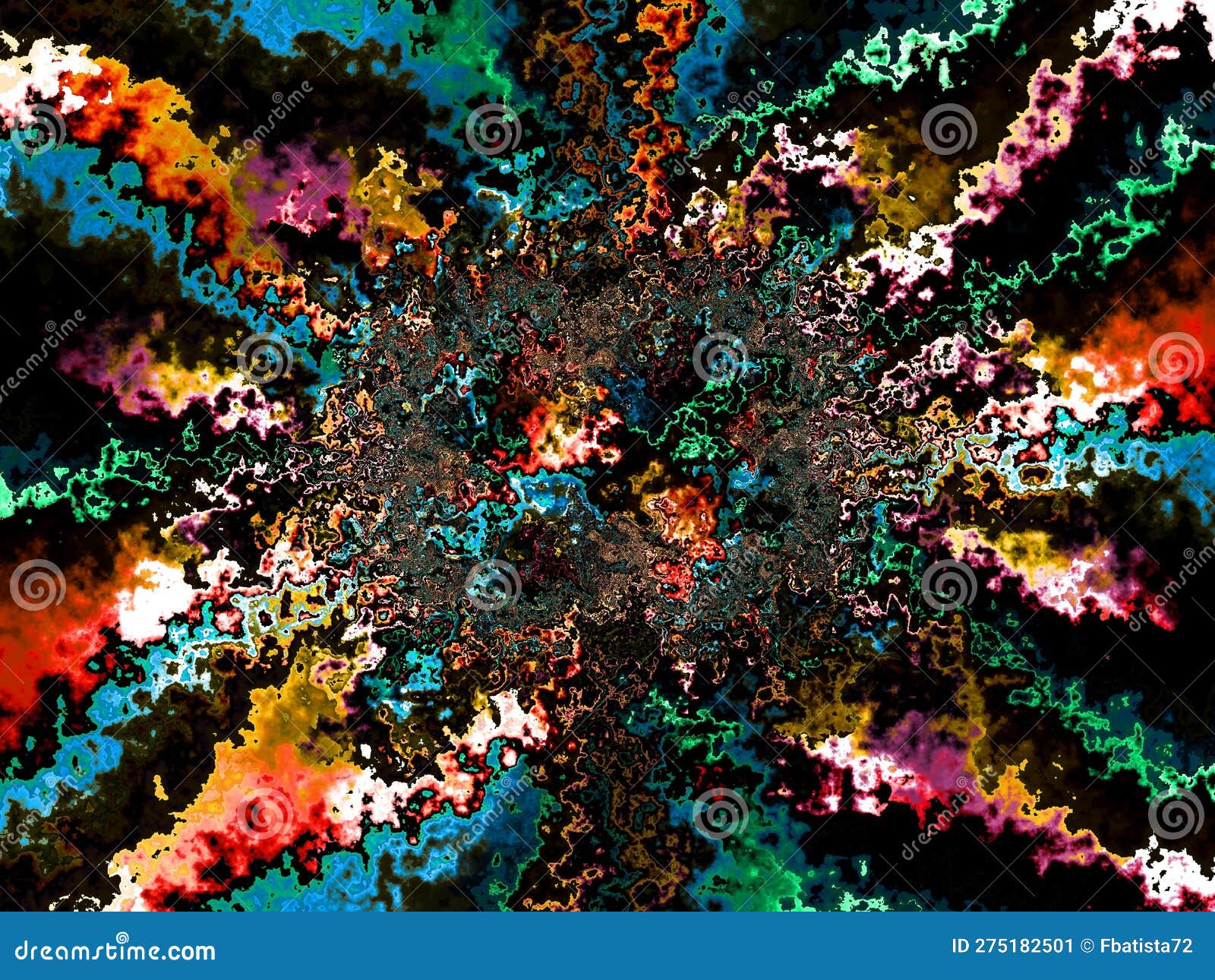 Multicolored Grunge Texture. Background Color. Composition of Different ...