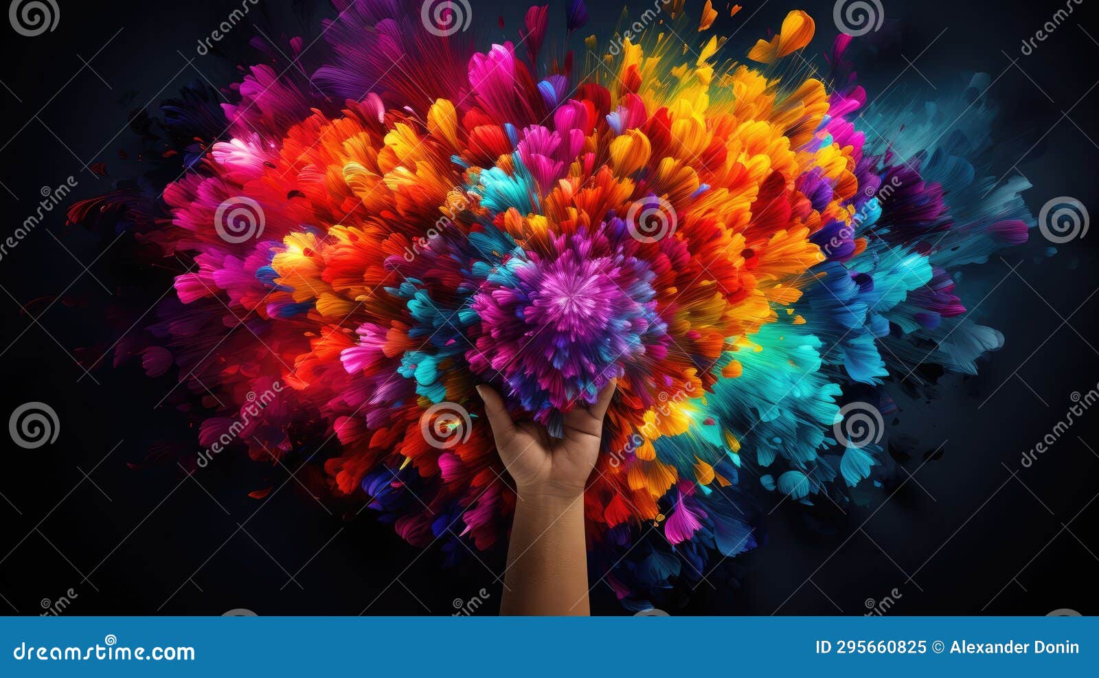 Multicolored Hands from Different Cultures Come Together To Form Color ...