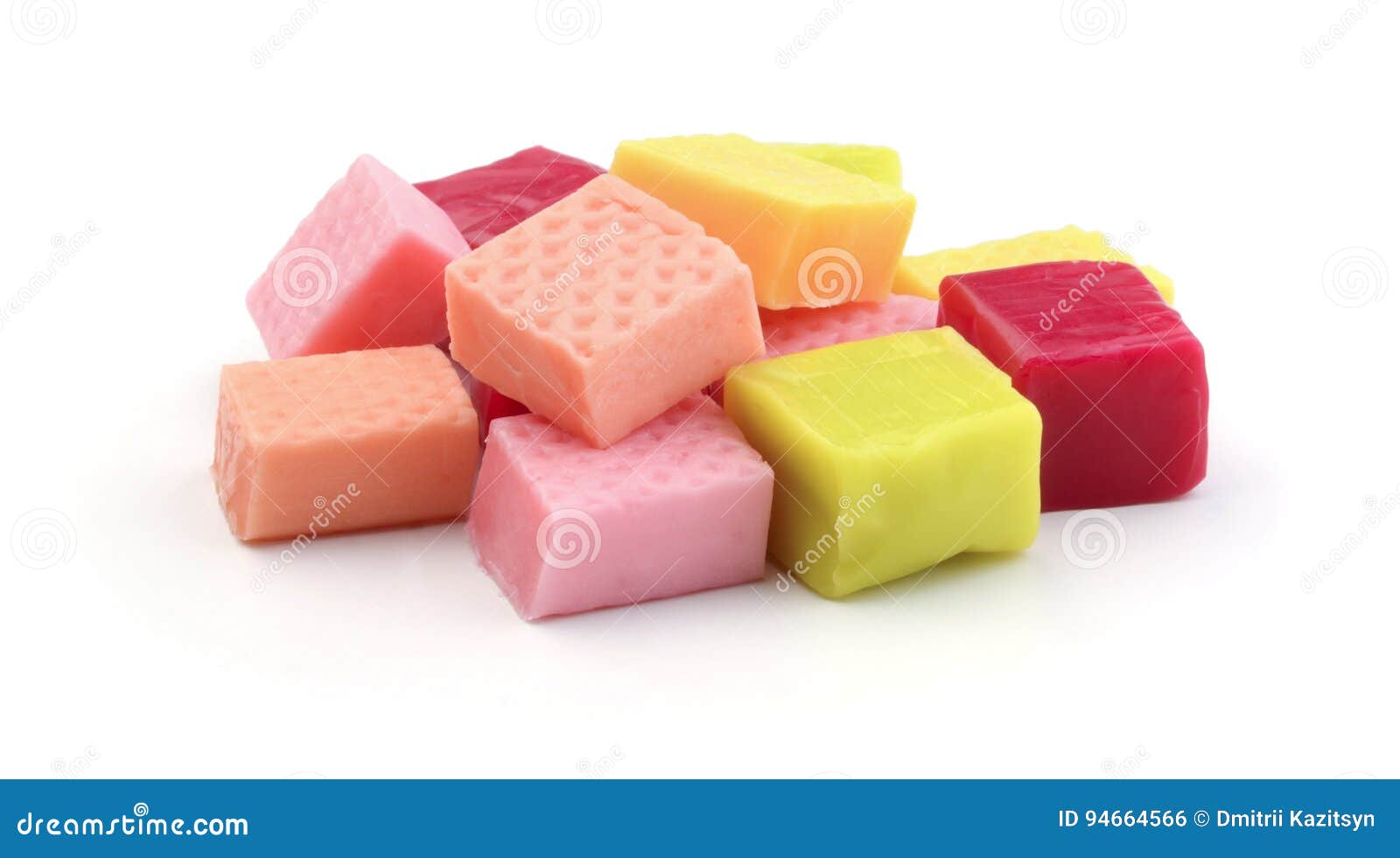 Multicolored Hard Candy Isolated Stock Photo - Image of collection ...