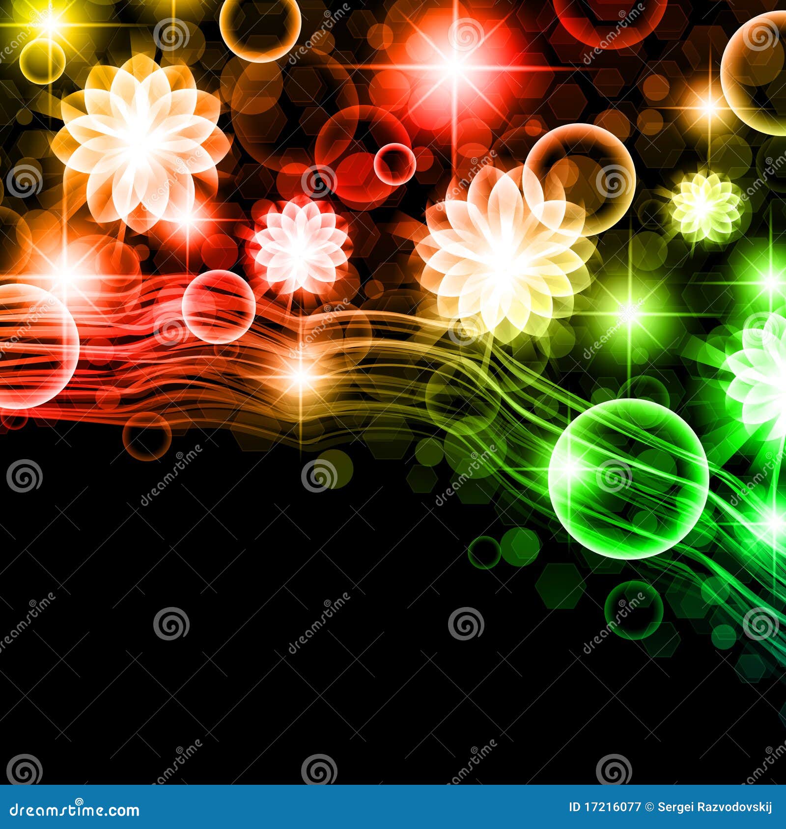 Multicolored Holiday Background Stock Vector - Illustration of neon ...