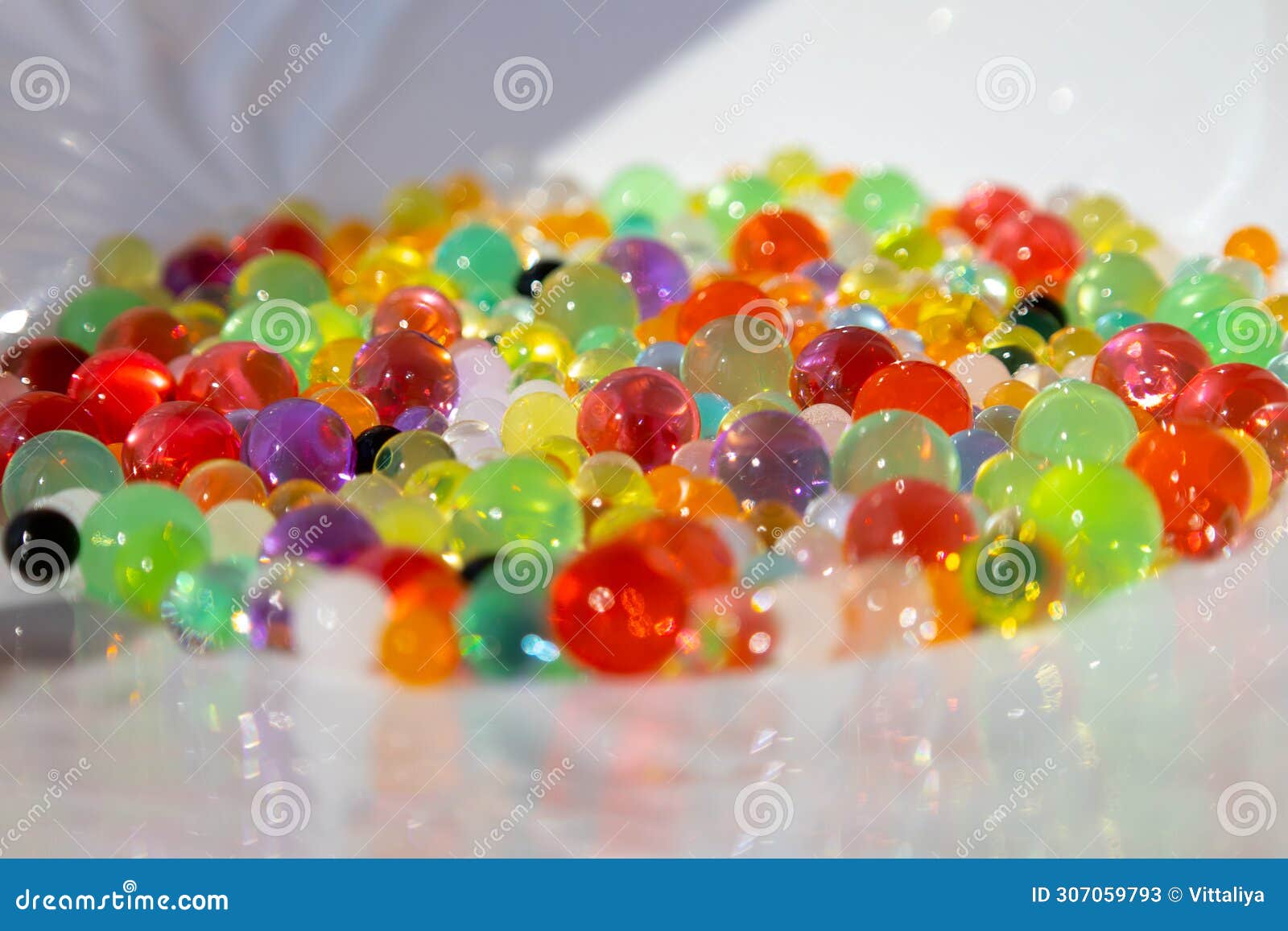 Multicolored Hydrogel Background, Stem Concept for Kids Stock Image ...