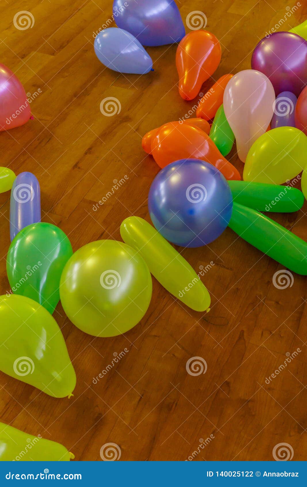 Multicolored Inflatable Balloons Scattered on the Floor Stock Photo ... Multicolored Inflatable Balloons Scattered on the Floor Stock Photo ...