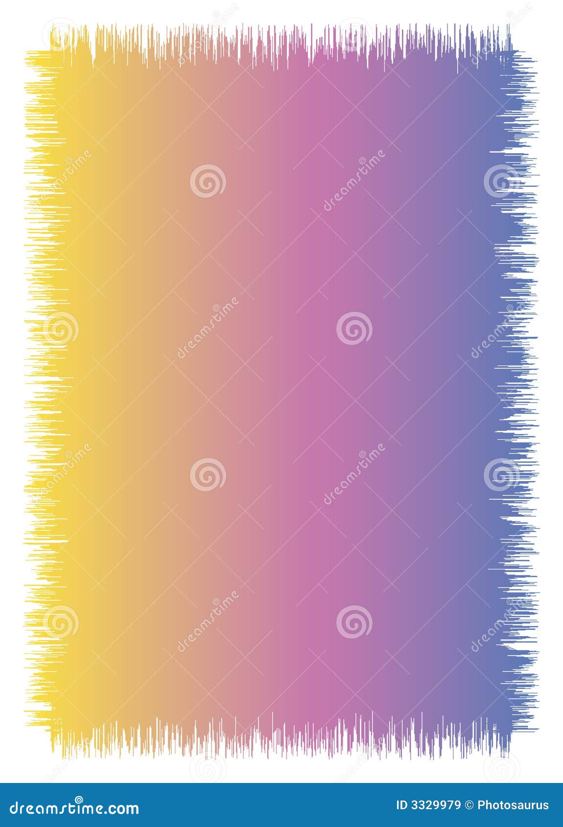 Multicolored jagged frame stock vector. Illustration of border - 3329979