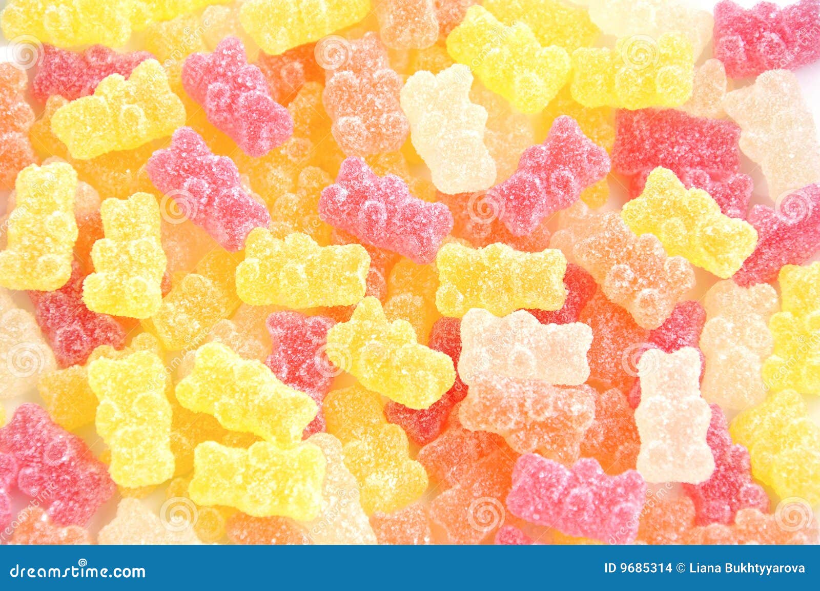 Multicolored jelly sweets. stock photo. Image of candy - 9685314