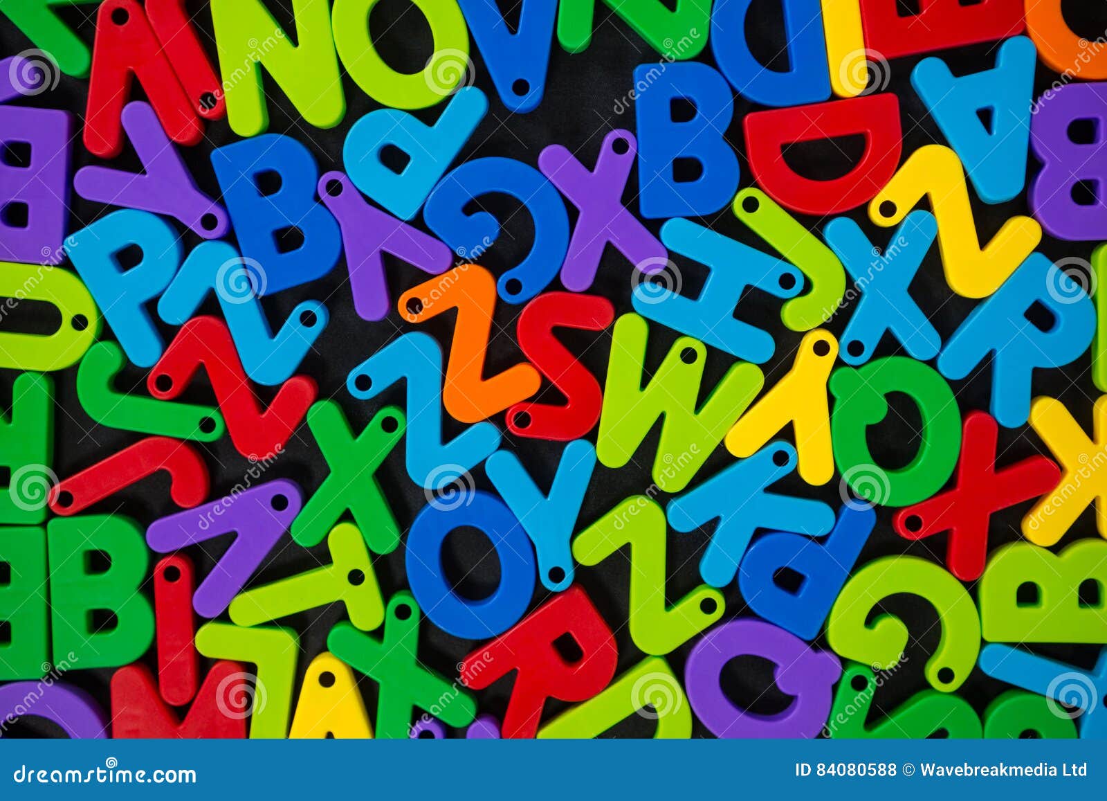 Multicolored Jumbled Alphabets Stock Photo - Image of english, people ...