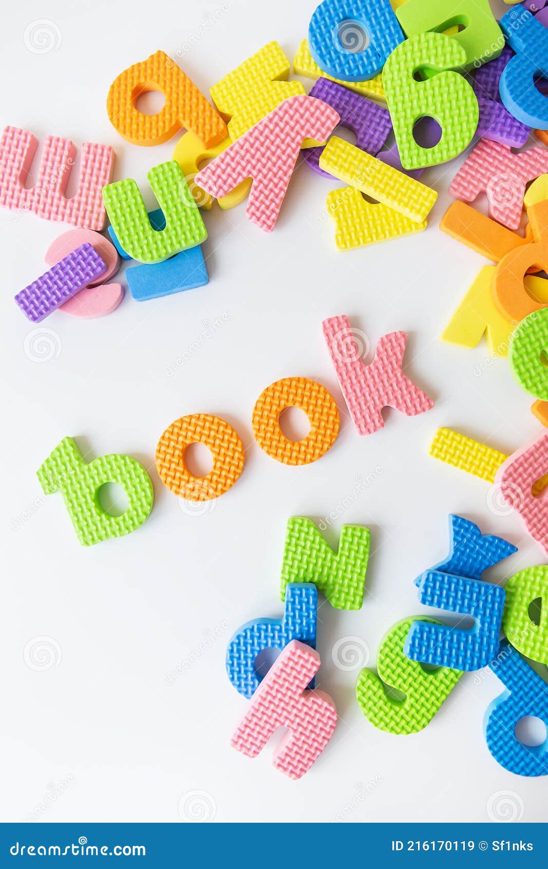 Multicolored Letters. Letters for the Study of Children in Kindergarten ...