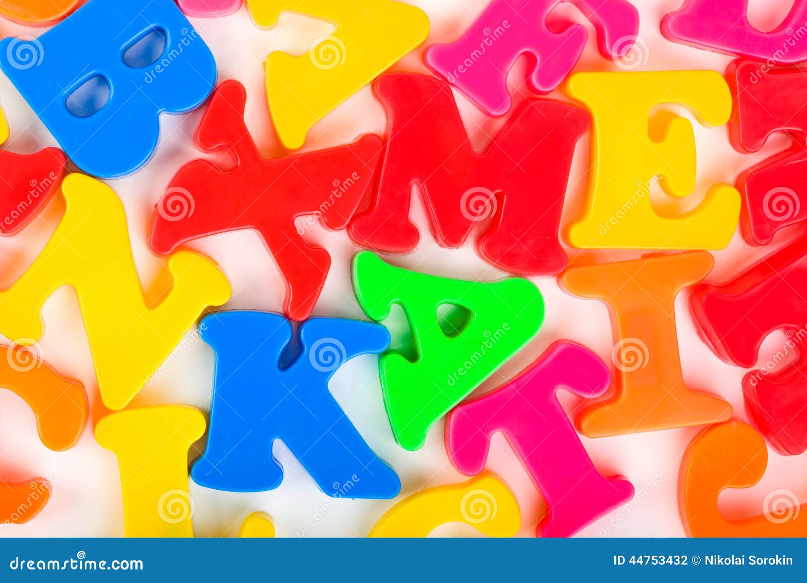 Multicolored letters stock photo. Image of idea, plastic - 44753432