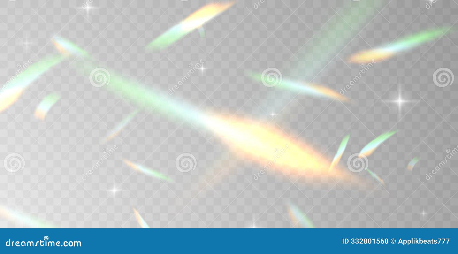 Multicolored Light Effect and Zigzag Ribbons Falling from Above on ...