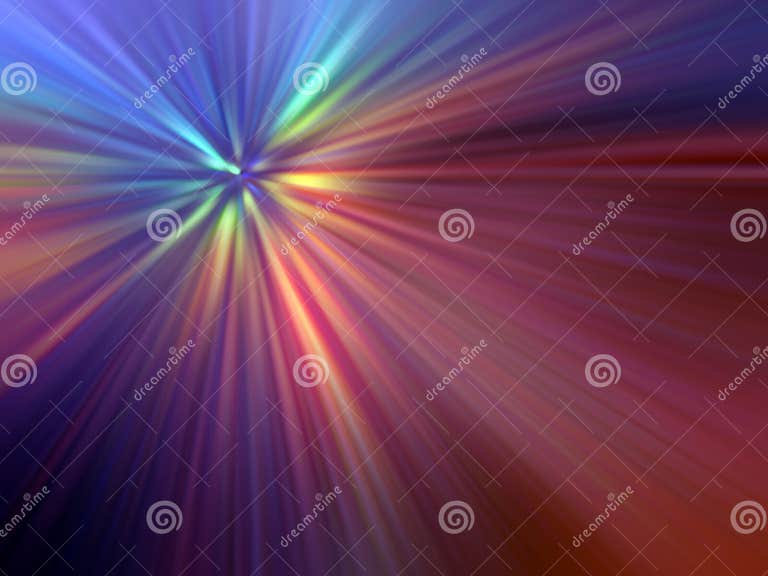Multicolored Light Rays stock illustration. Illustration of digital ...