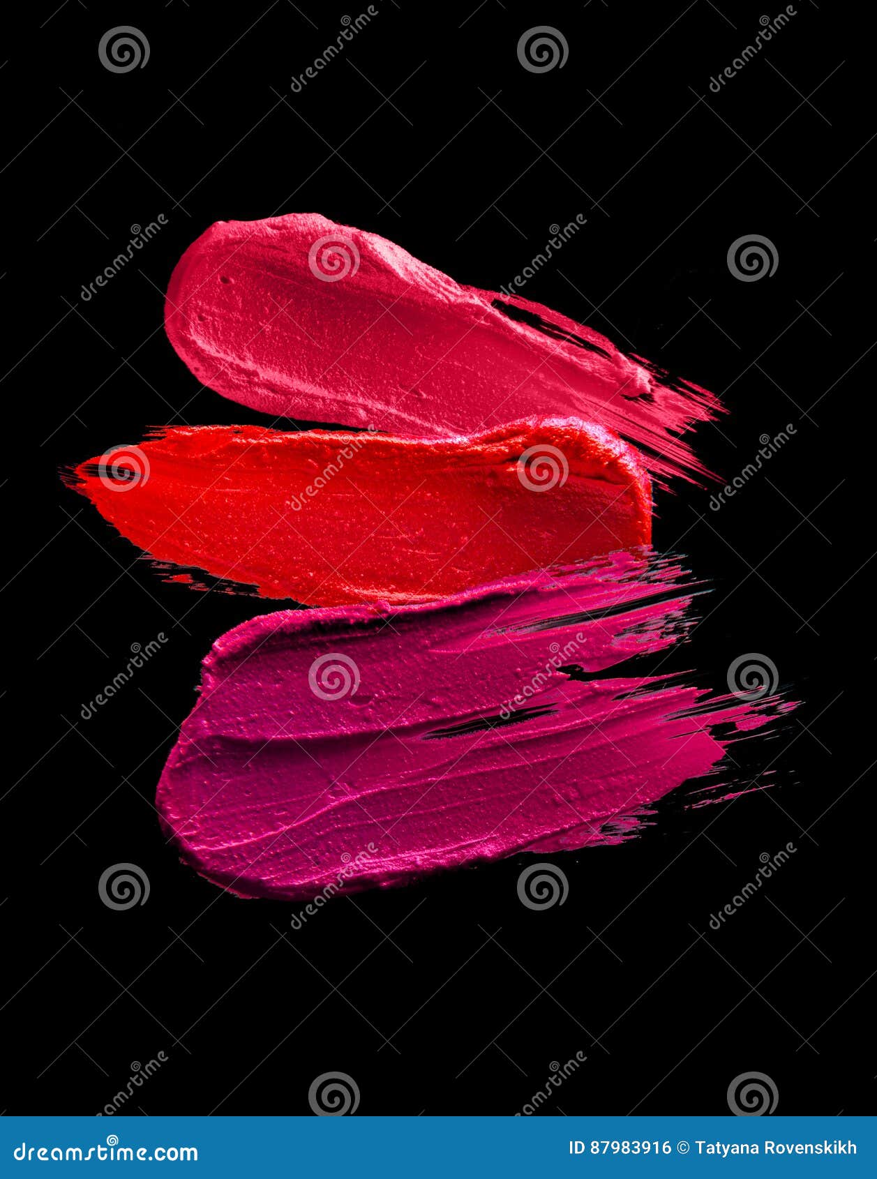 Multicolored Lipstick Smudge Stock Photo - Image of pink, blur: 87983916