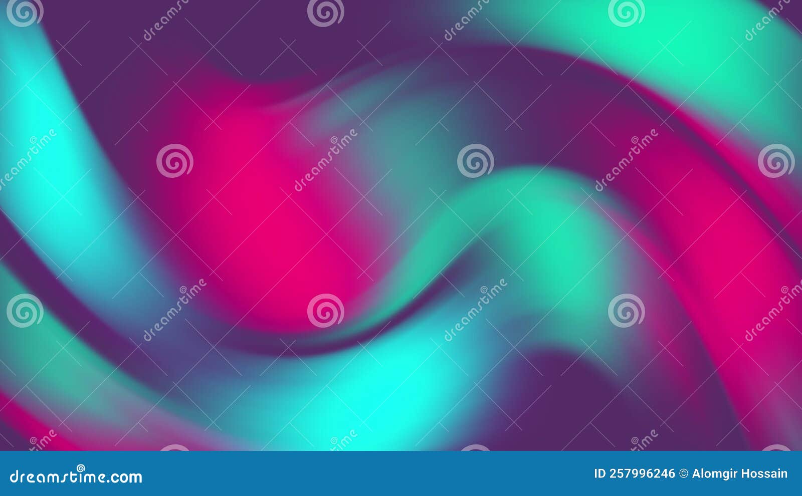 Multicolored Loopable Color Gradient Abstract Background Animation