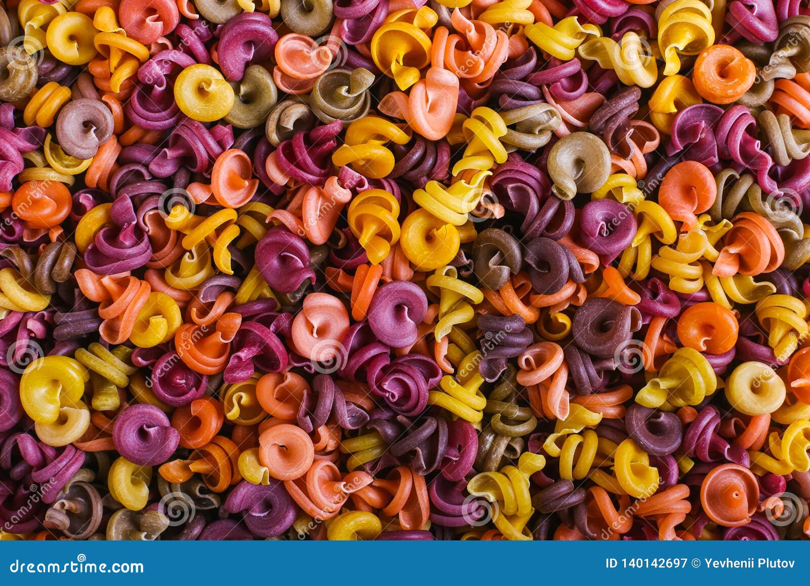 Multi-colored Macaroni of an Unusual Form with Natural Vegetable Dyes ...