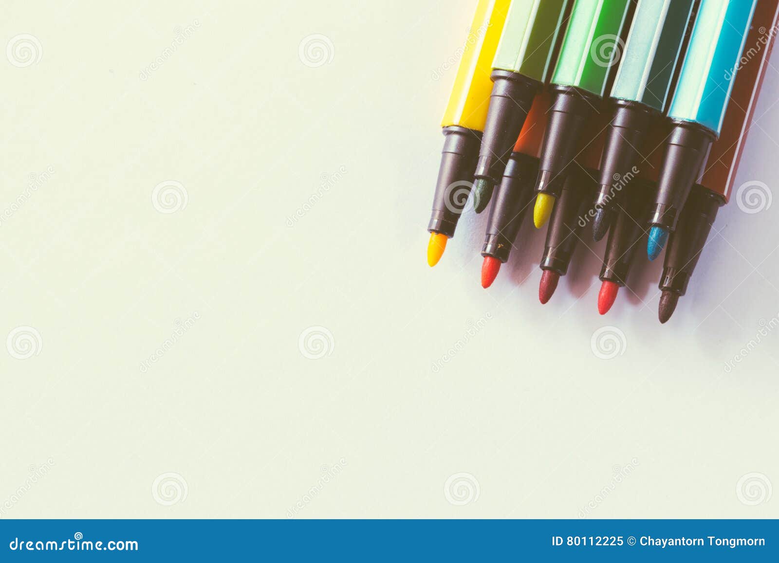 Multicolored of Magic Colors Colours for Paint or Draw on Paper with ...