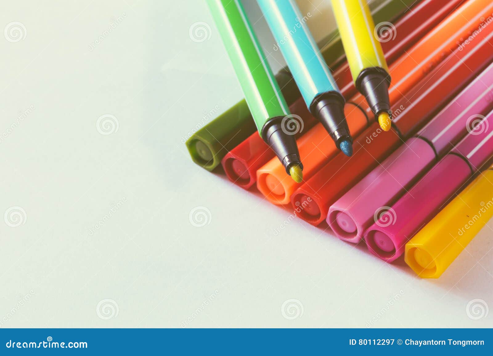 Multicolored of Magic Colors Colours for Paint or Draw on Paper with ...