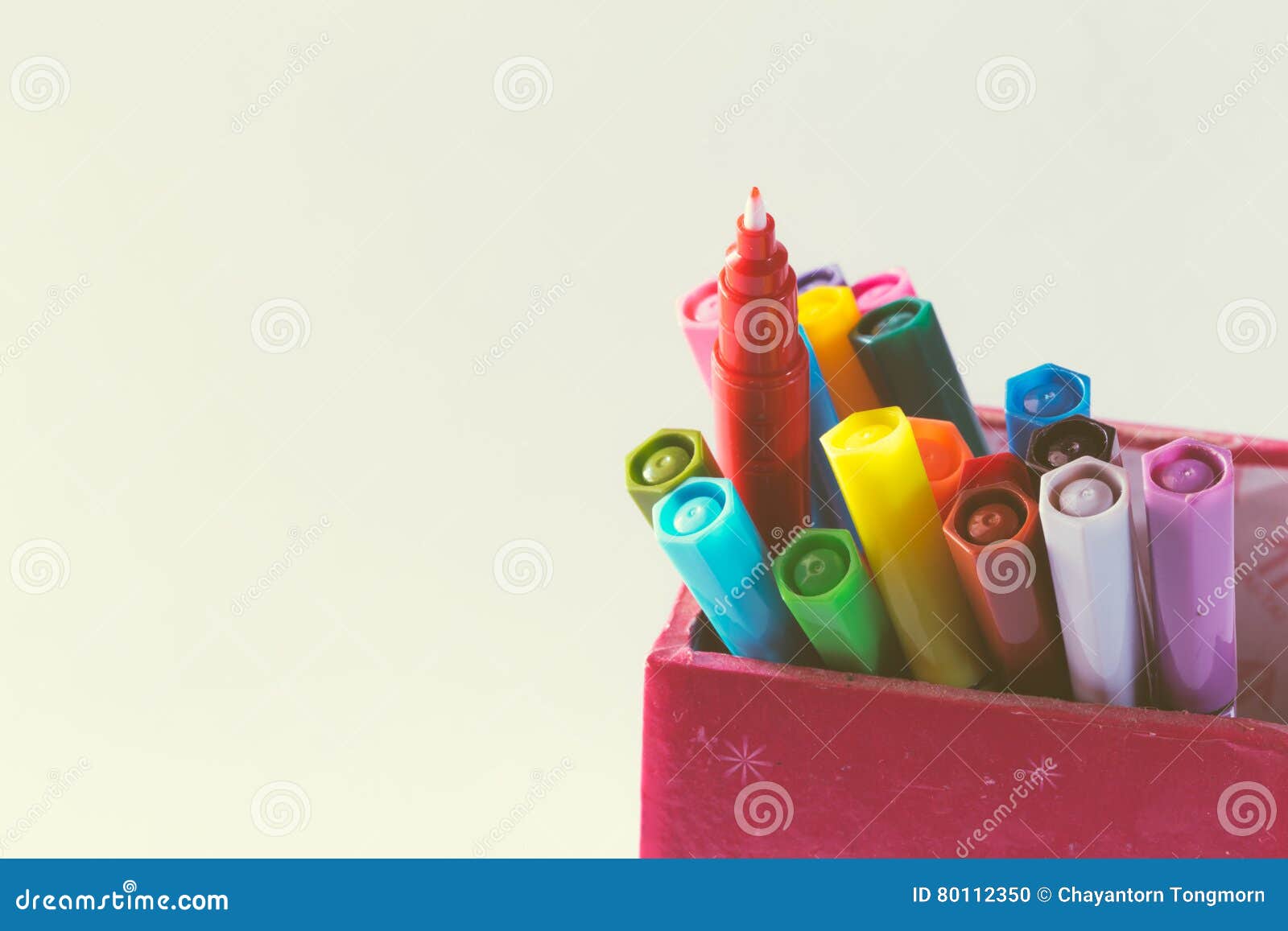 Multicolored of Magic Colors Colours for Paint or Draw on Paper with ...