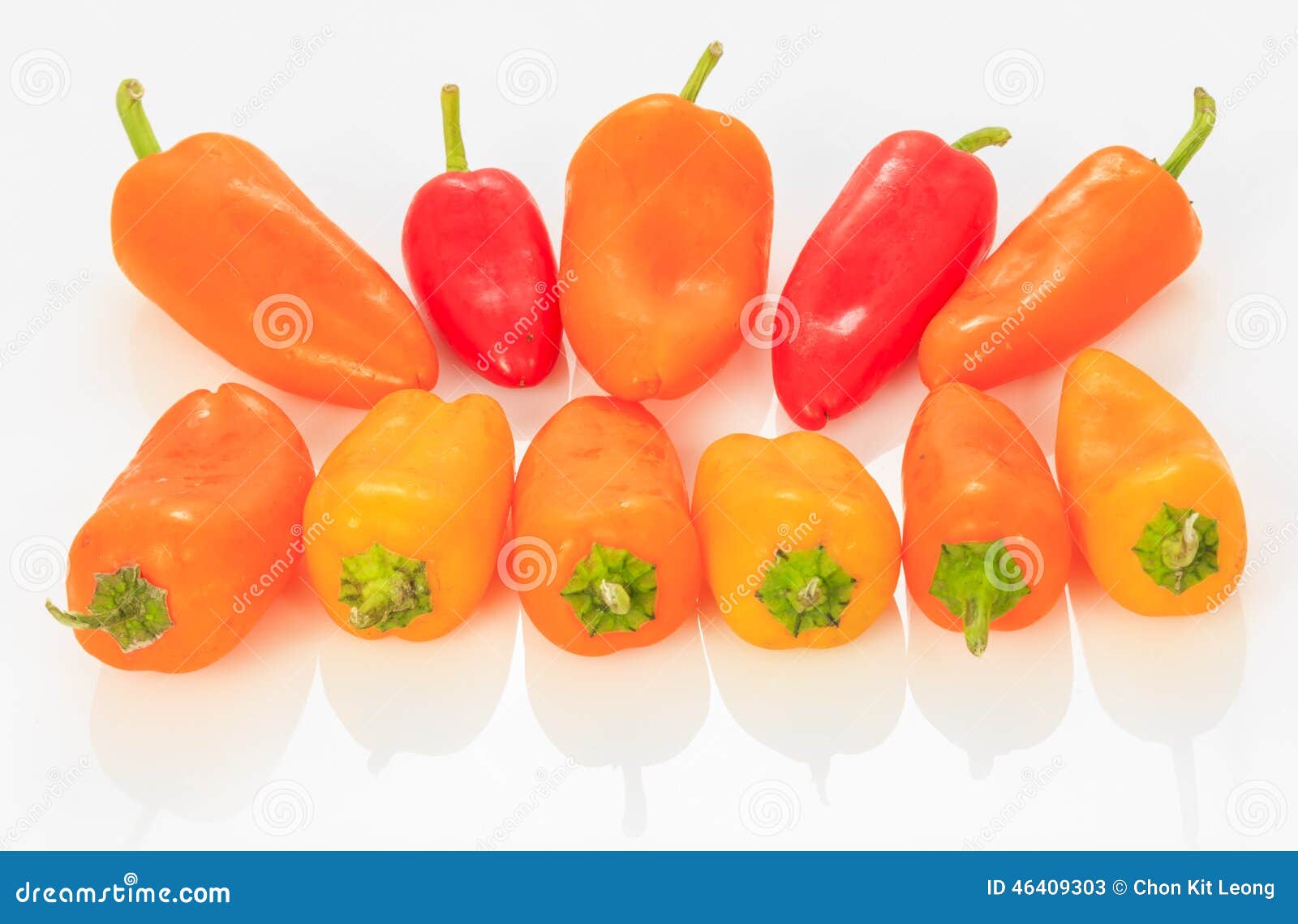 Multicolored Mini Sweet Bell Pepper Stock Image - Image of colorful ...