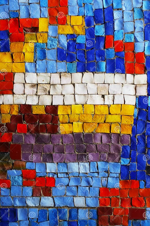 Multicolored mosaic stock photo. Image of decor, colored - 4601570