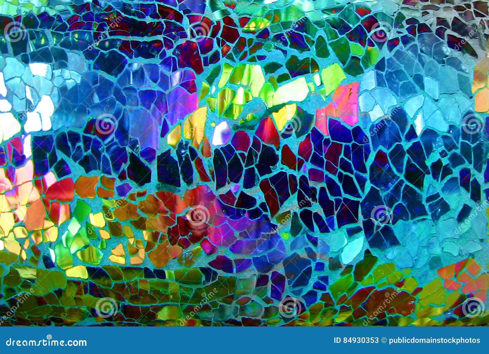 Multicolored Mosaic Picture. Image: 84930353