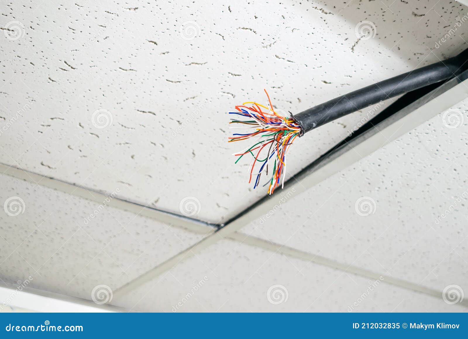 Internal Wiring Of Optical Patch Panel In Wall Cabinet For Signal ...