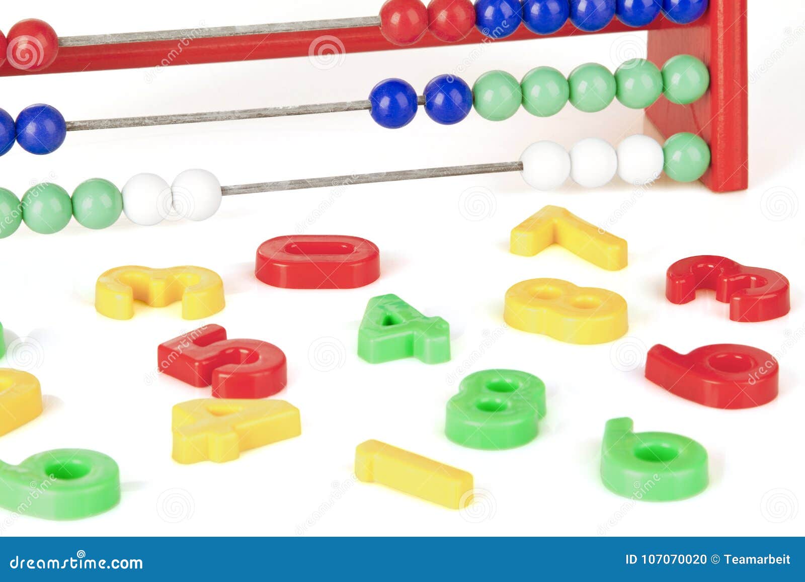 Multicolored numerics stock photo. Image of calculating - 107070020