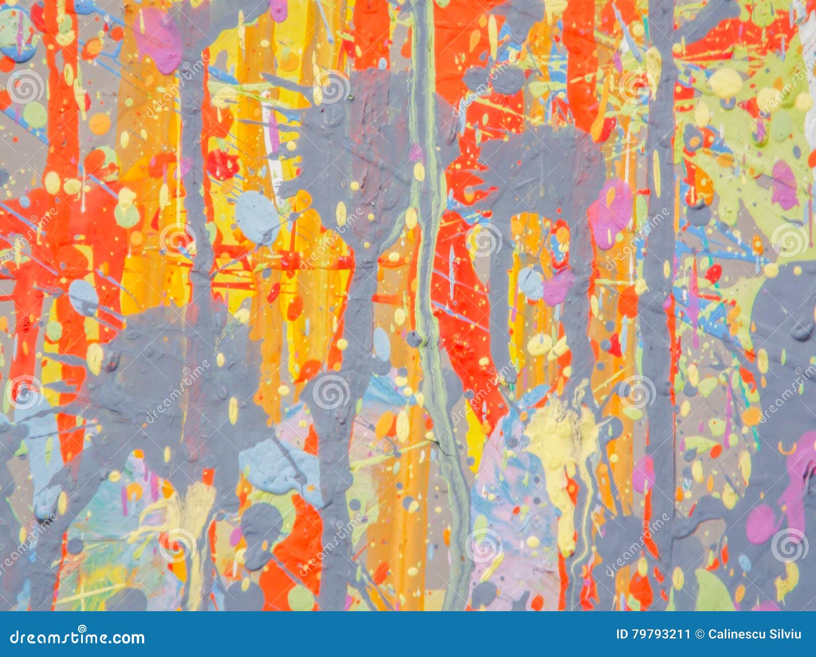 Multicolored Paint Splash Background Stock Image - Image of abstract ...