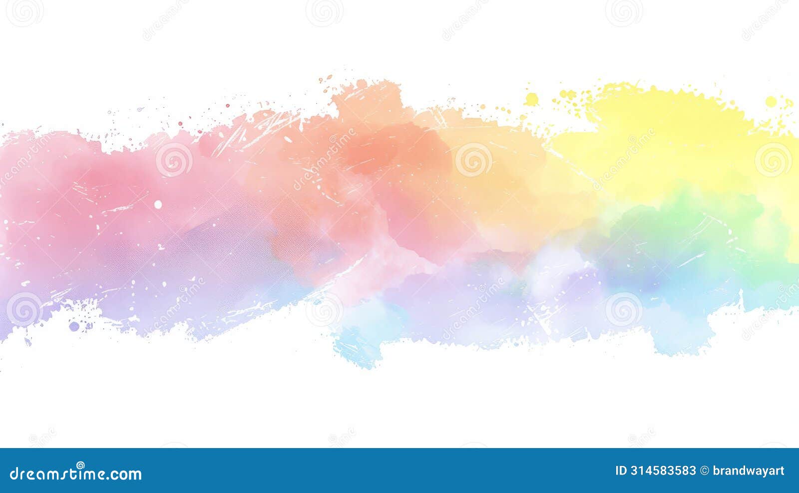 Multicolored Paint Splatter on White Background Stock Illustration ...