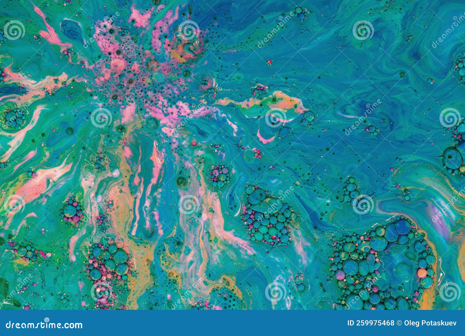 Multicolored Paints Create a Beautiful Abstract Background Stock Photo ...