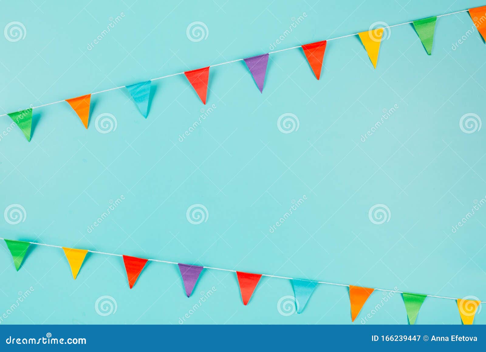 Multicolored paper flags stock image. Image of coral - 166239447