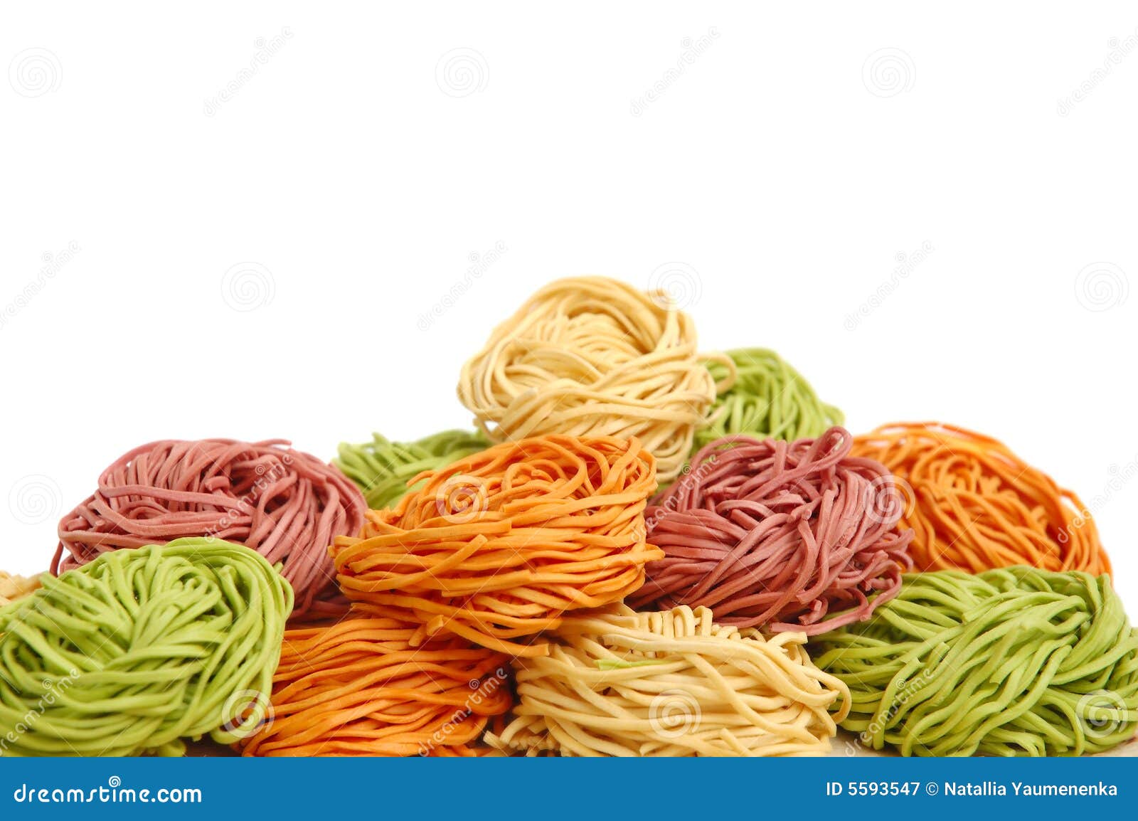 Multicolored pasta stock image. Image of food, light, gourmet - 5593547