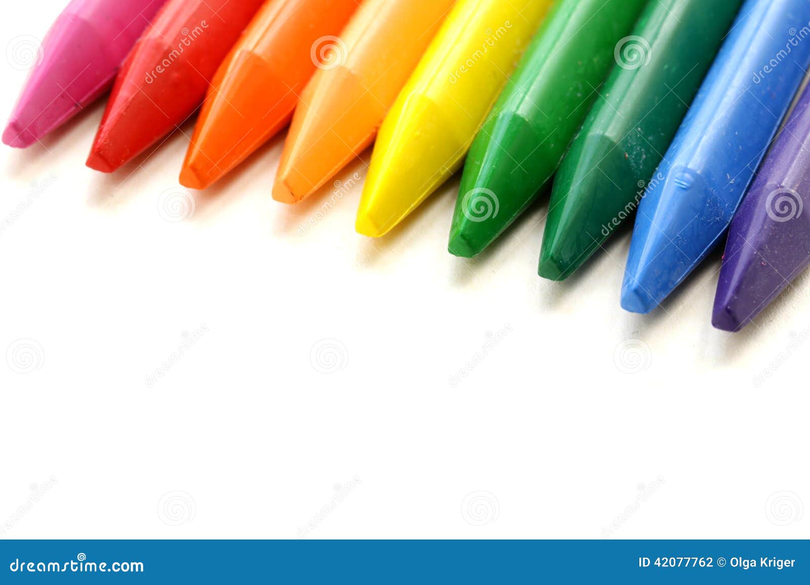 Multicolored Pencil Crayons Stock Photo - Image of vibrant, pencils ...