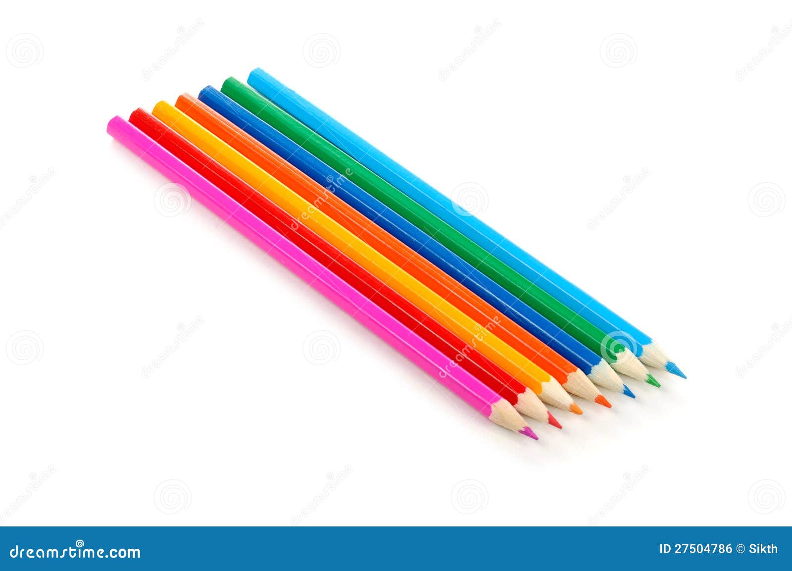 Multicolored Pencils stock photo. Image of colourful - 27504786
