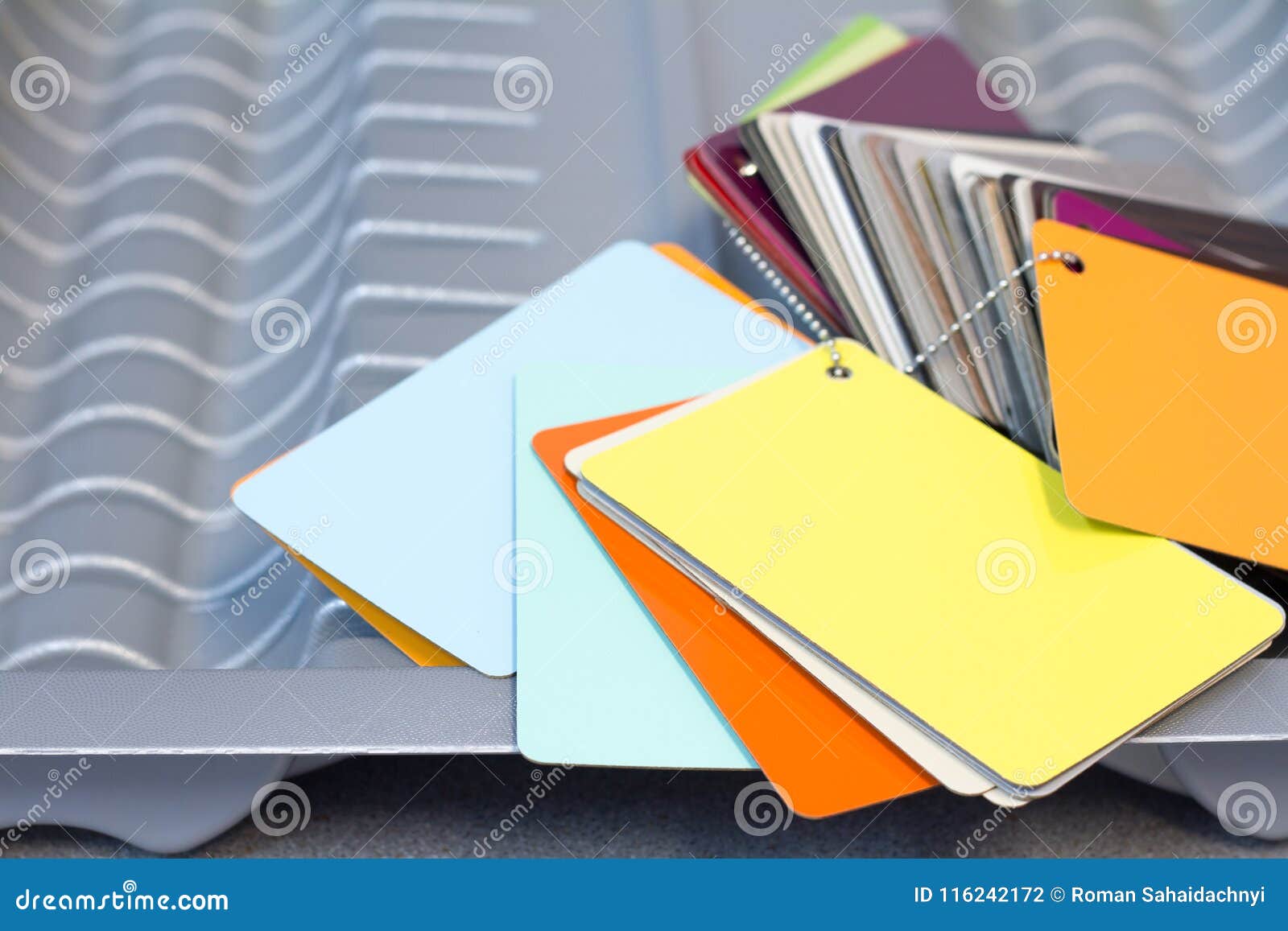 Multicolored Plastic Samples for Manufacturing and Ordering Furniture ...