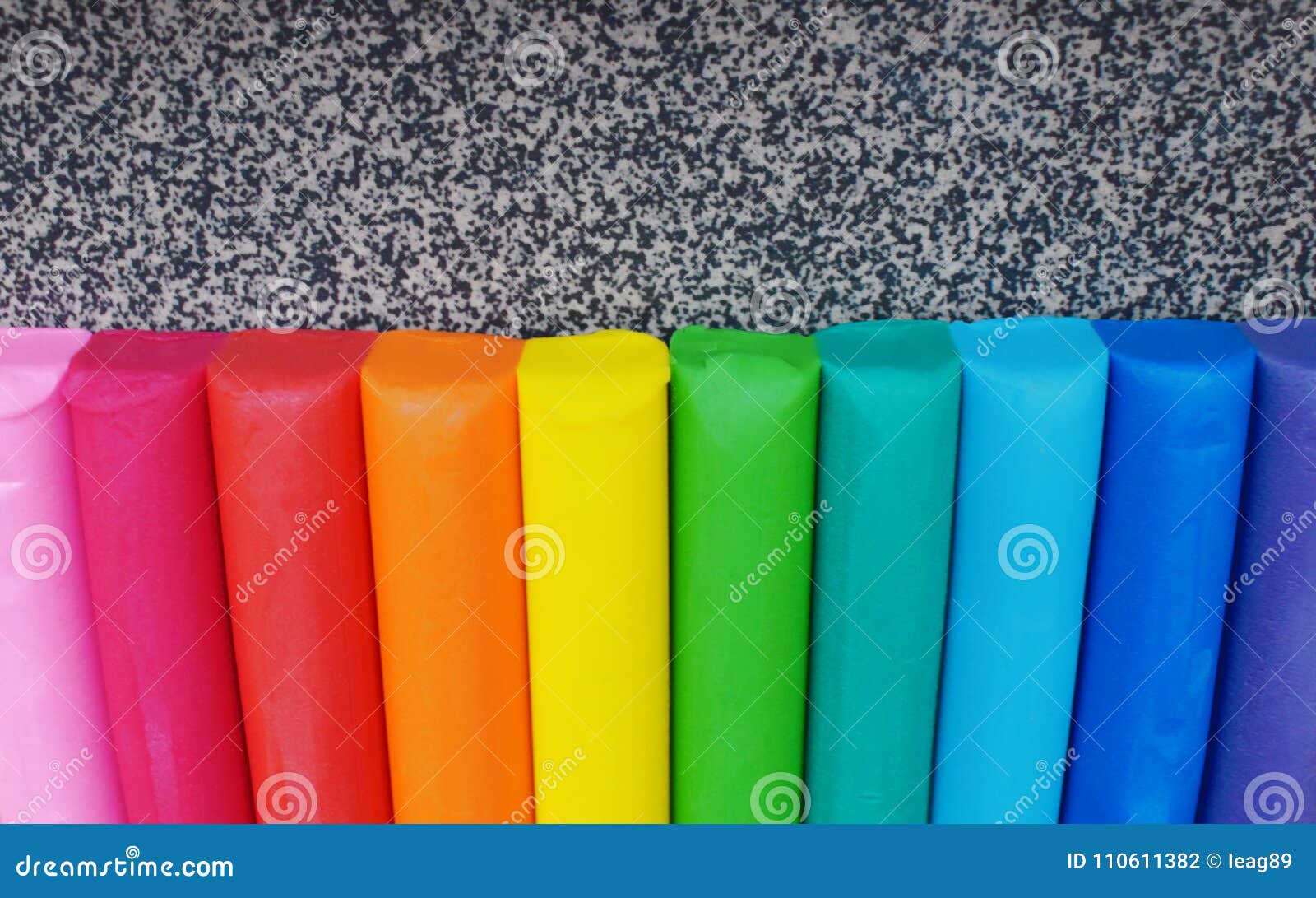 Multicolored Plasticine Texture Background Stock Photo - Image of piece ...