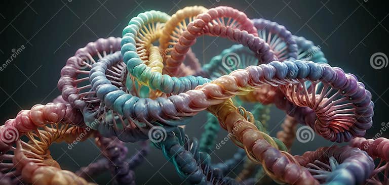 Multicolored Polynucleotide Consisting of Polymers Forming Protein ...