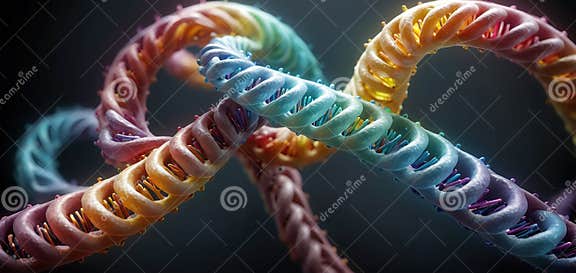 Multicolored Polynucleotide Consisting of Polymers Forming Protein ...