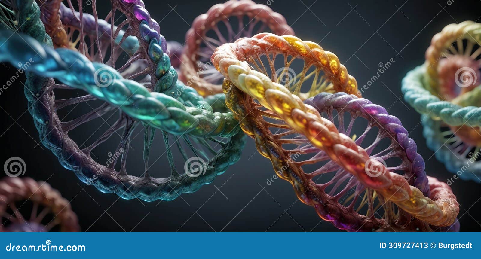 Multicolored Polynucleotide Consisting of Polymers Forming Protein ...