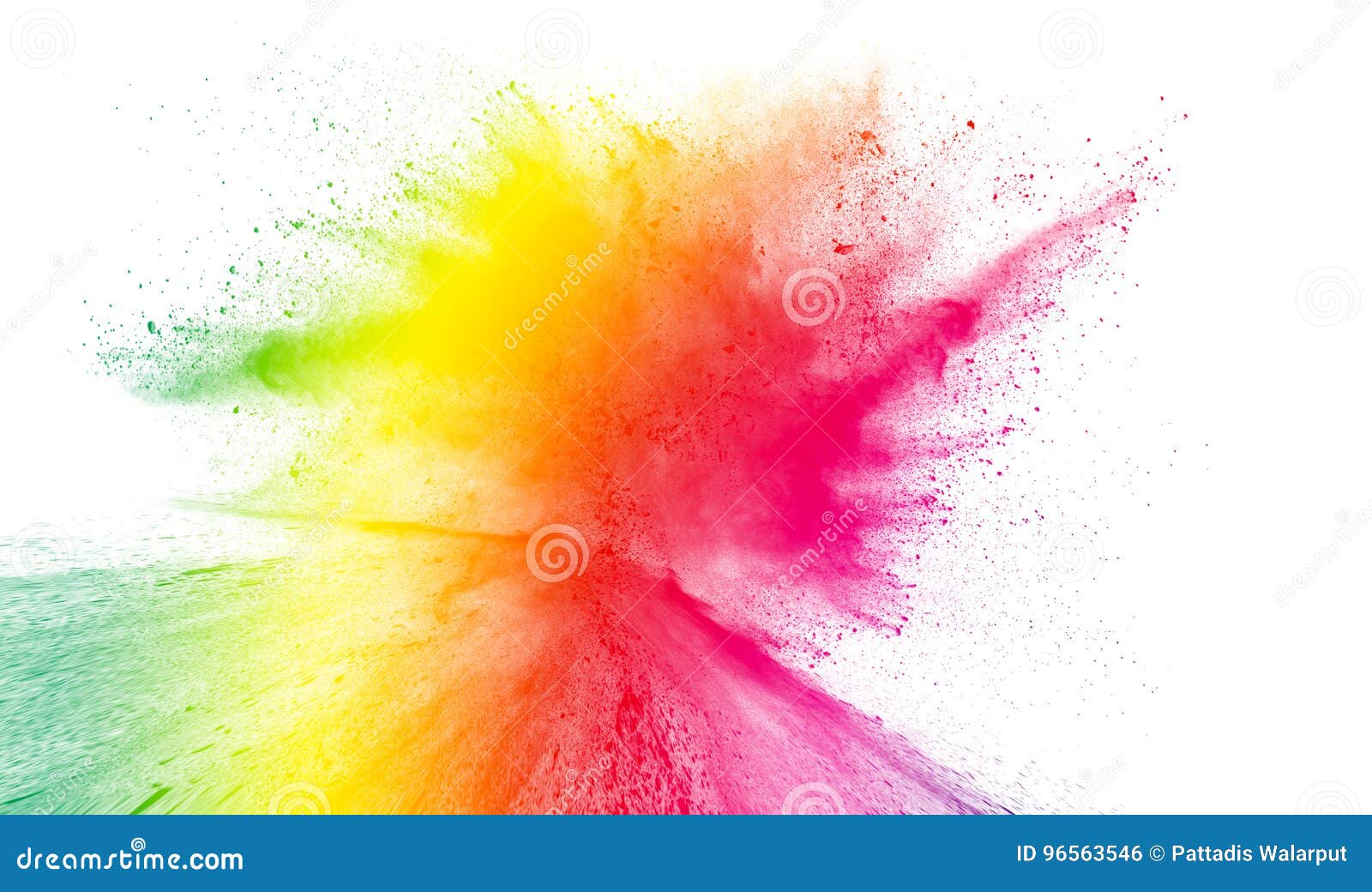 Multicolored powder splash stock photo. Image of movement - 96563546