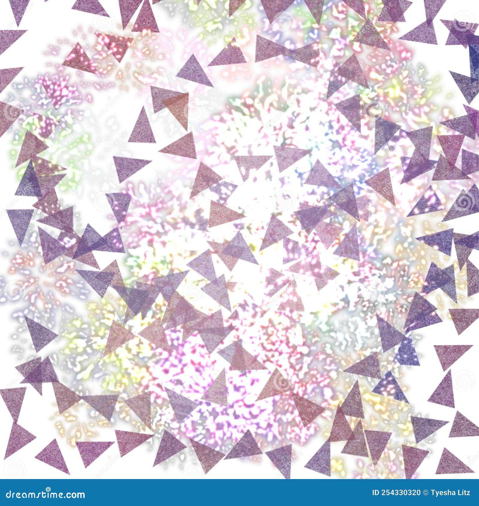 Multicolored Purple Abstract Triangles Stock Illustration ...