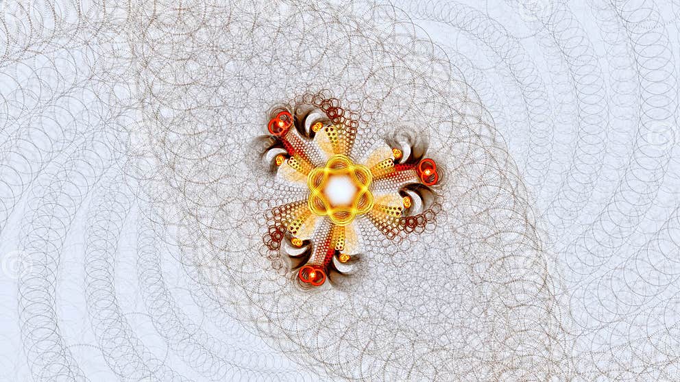 Multicolored Quantum Spinning Wheel Stock Illustration - Illustration ...