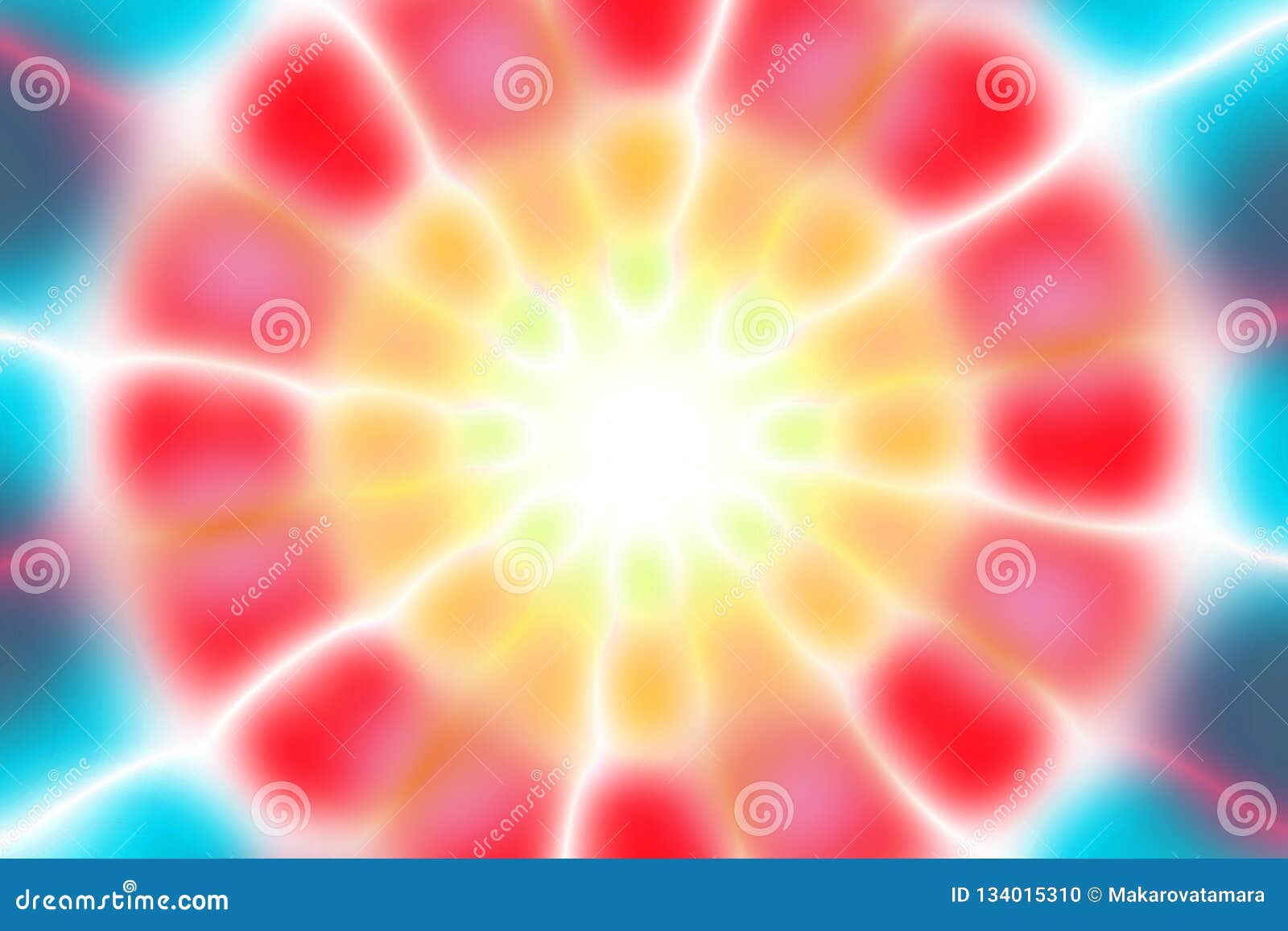Multicolored Radial Circle Light Pattern Stock Photo - Image of ...